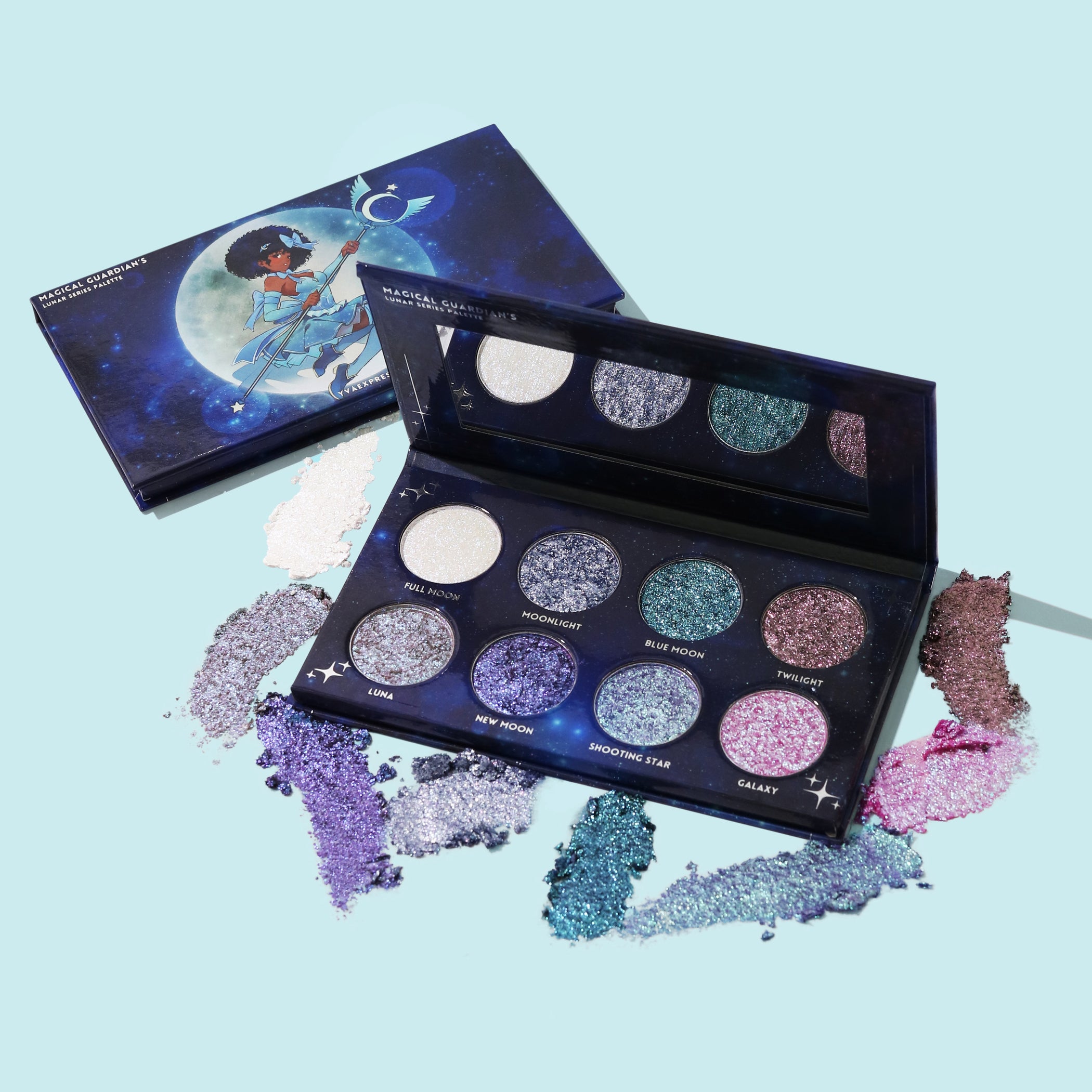 Magical Guardian's Glimmer Duochrome Lunar Glitter Palette – Yva ...